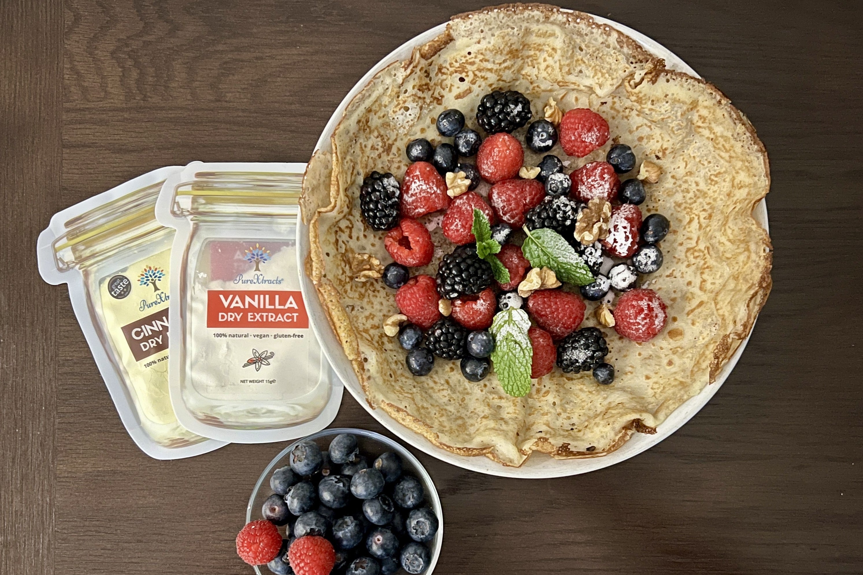 Classic crepe pancakes with a twist of wellness - PureXtracts