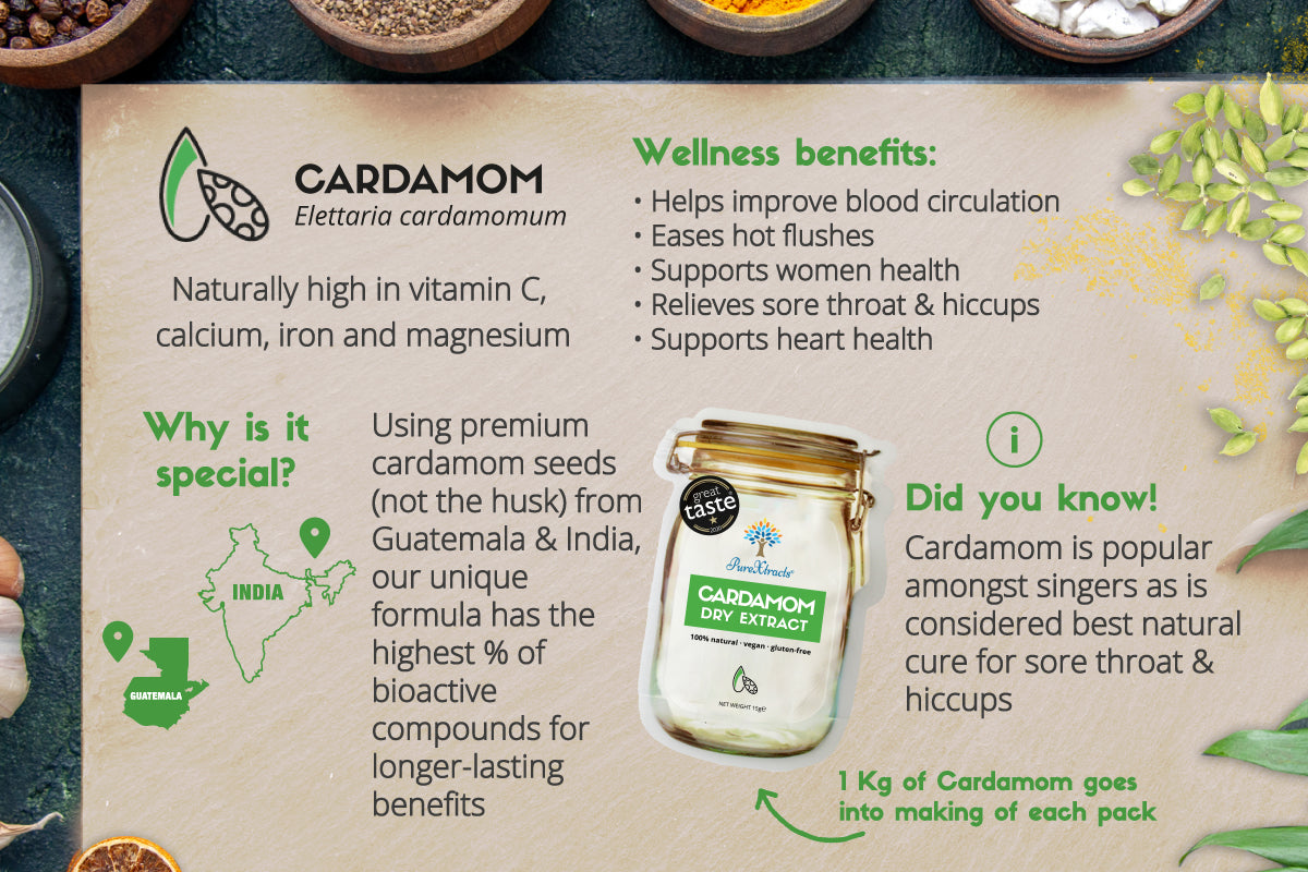 Cardamom Dry Extract | PureXtracts